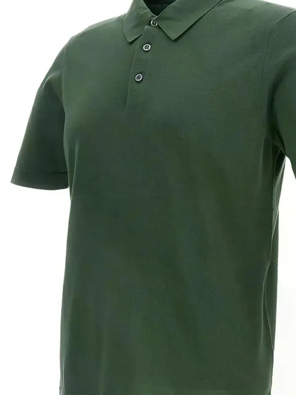 DRUMOHR Buttoned Polo Shirt - Green