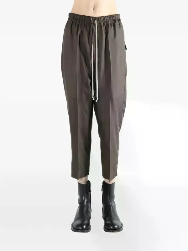 Rick Owens Elastic-waistband Trousers - Brown