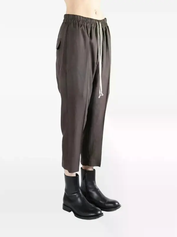 Rick Owens Elastic-waistband Trousers - Brown