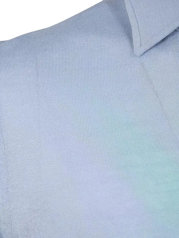 LARDINI Short-sleeve Polo Shirt - Blue