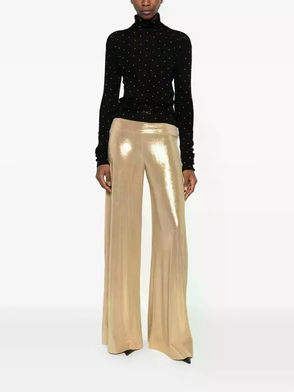 Norma Kamali High-waisted Wide-leg Pants
