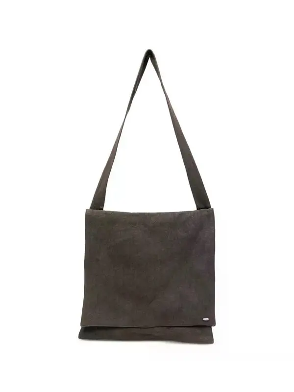 Our Legacy Grande Slack Linen Shoulder Bag - Green