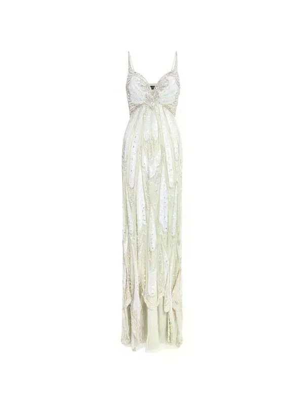 Jenny Packham Yves Beaded Maxi Dress