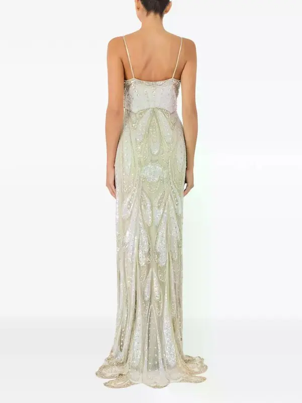Jenny Packham Yves Beaded Maxi Dress