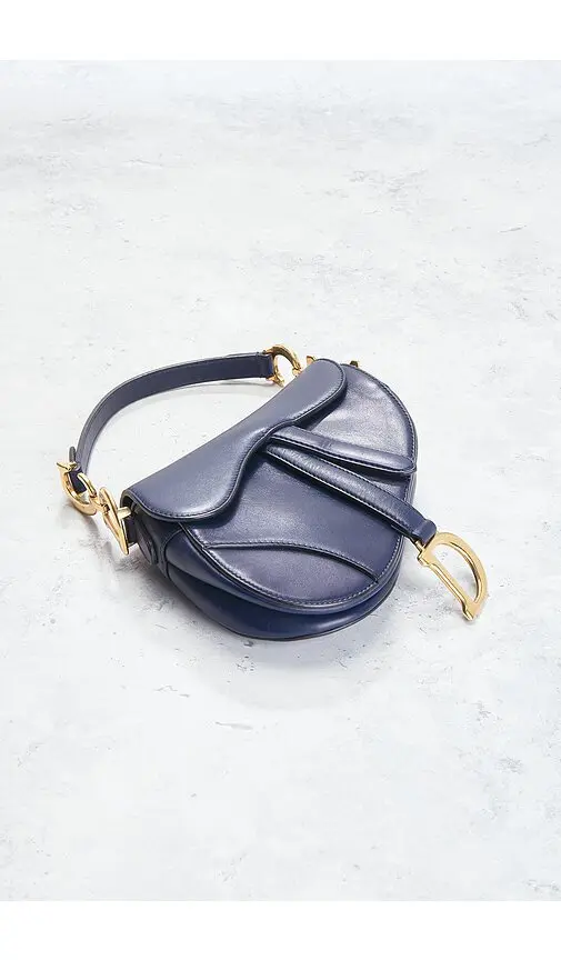 FWRD RENEW Dior Saddle Bag - Blue