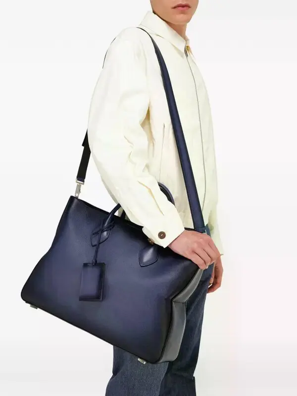 FERRAGAMO Monogram Tote Bag - Blue