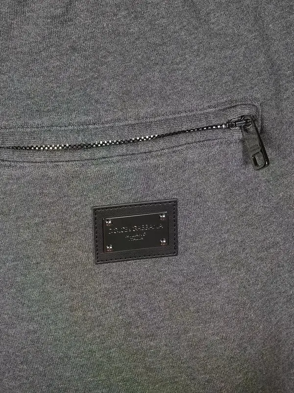Dolce & Gabbana Jersey Jogging Pants With Branded Tag