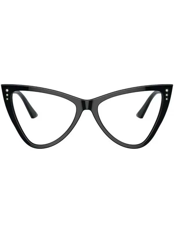 JIMMY CHOO Cat-eye Frame Eyeglasses - Black