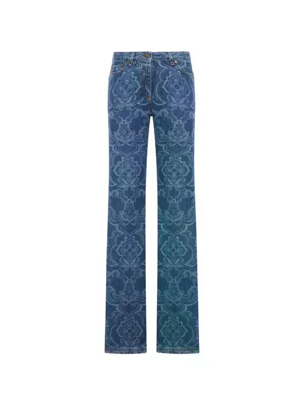 Etro Floral Print Jeans