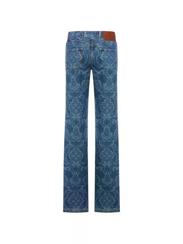Etro Floral Print Jeans