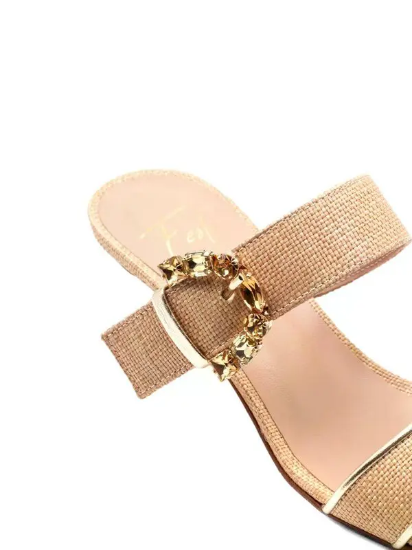 FESTA MILANO Buckle Strap Sandals