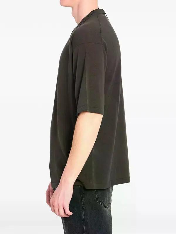 ROBERTO COLLINA Ribbed Crew Neck T-shirt