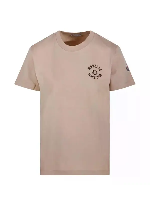 Moncler Logo-detail T-shirt - Neutrals