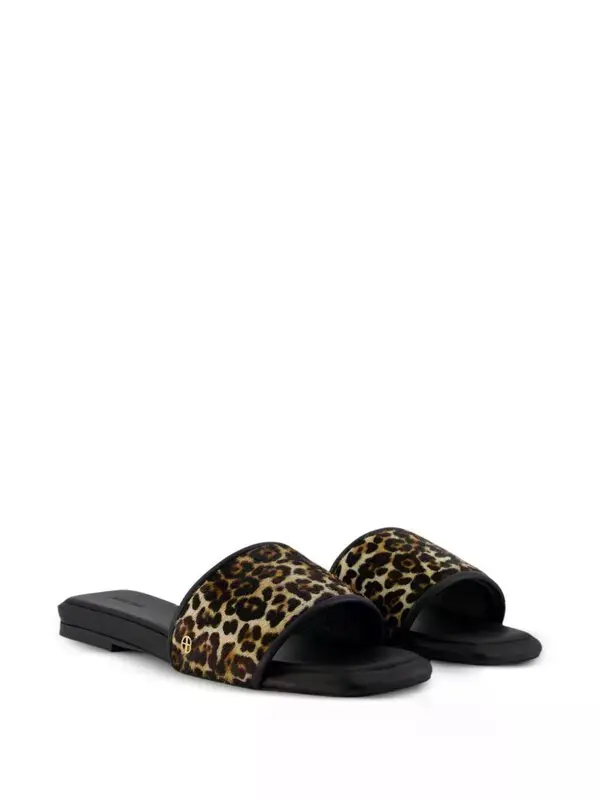 ANINE BING Leopard Print Sandals