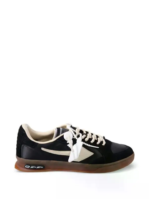 Off-White Low-top Sneakers With Arrow Motif - Black