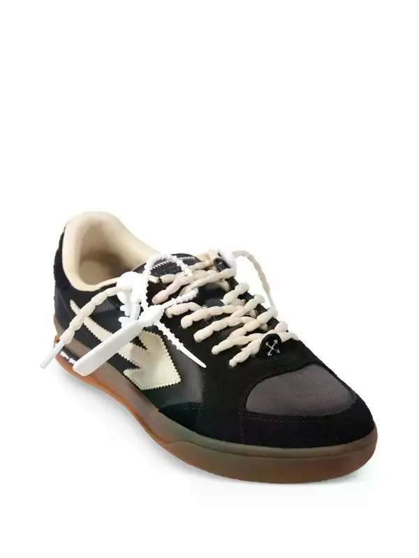 Off-White Low-top Sneakers With Arrow Motif - Black