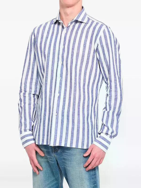 BORRIELLO NAPOLI Striped Button Shirt