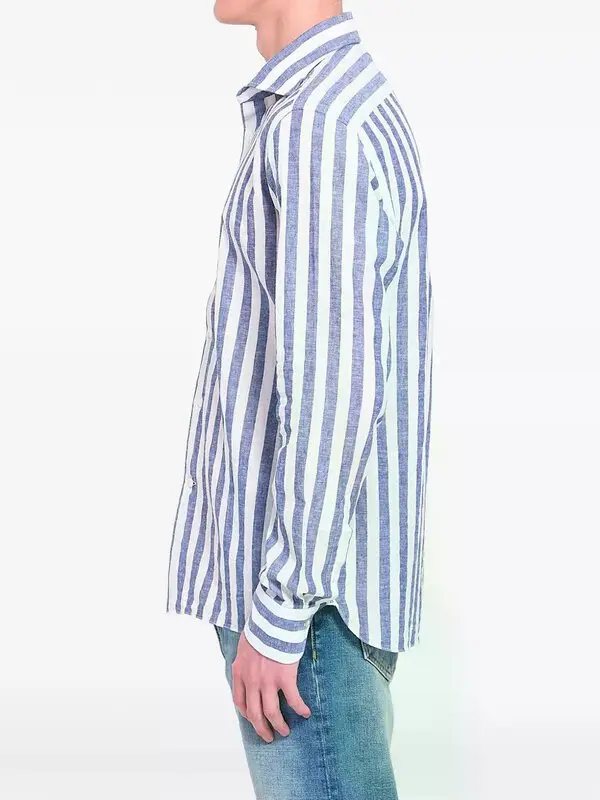 BORRIELLO NAPOLI Striped Button Shirt