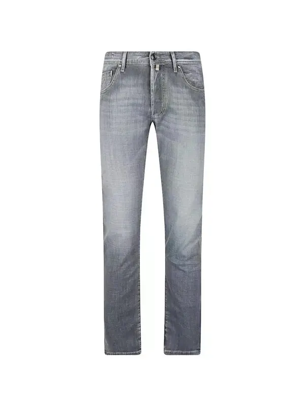 Jacob Cohen Cotton Trousers - Grey