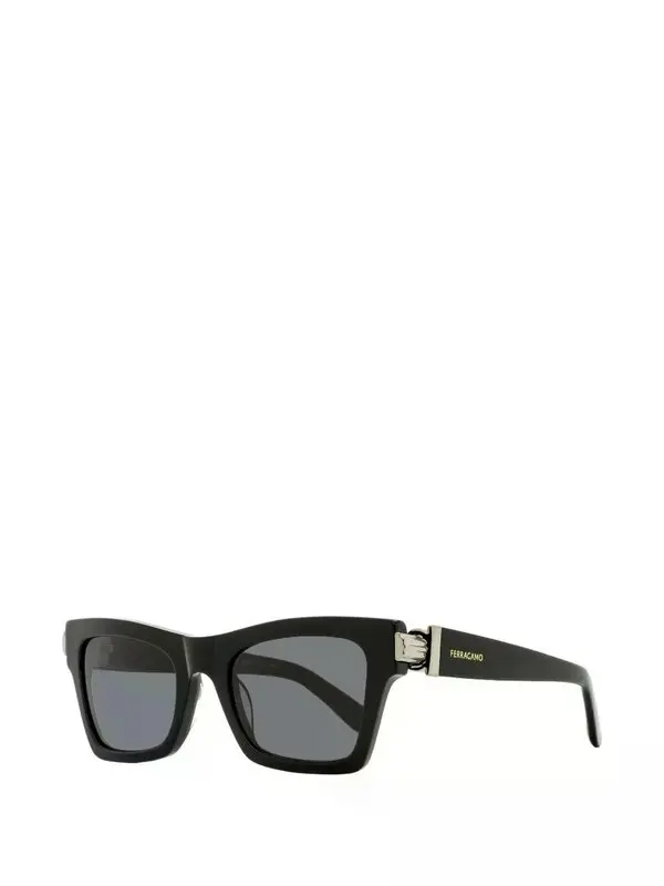FERRAGAMO Rectangle Frame Sunglasses - Black