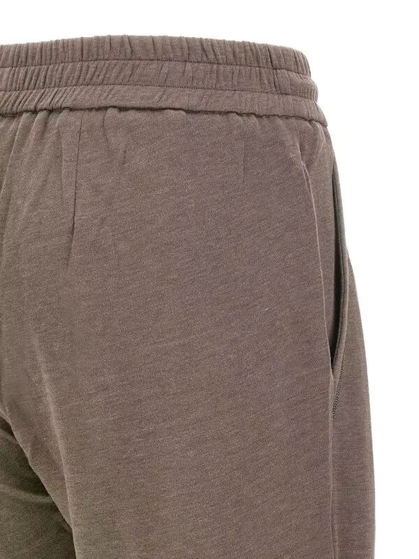 Brunello Cucinelli Elasticated Trousers With Monile Detail