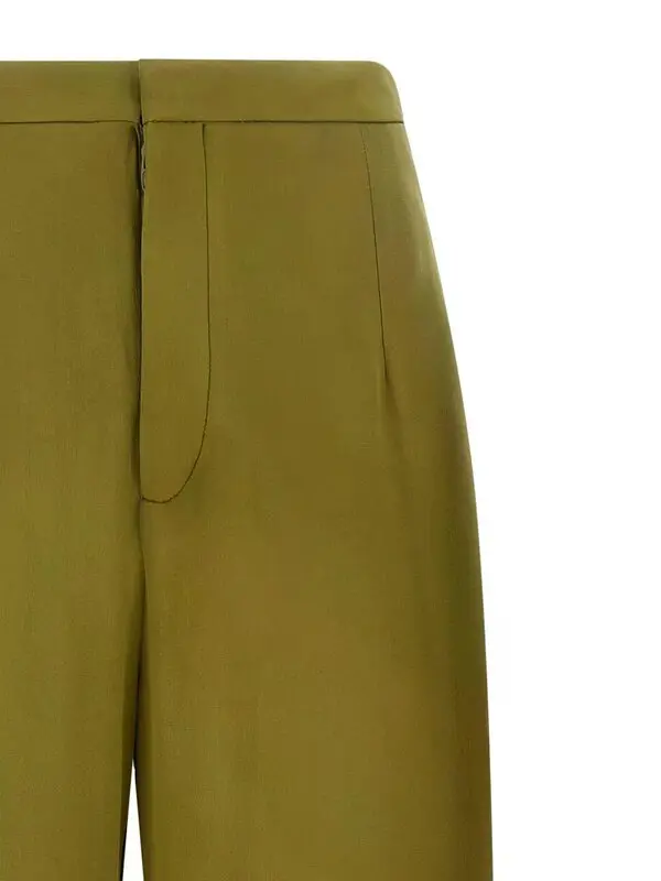 MAISON JEJIA Silk Buttoned Trousers