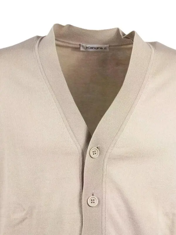 KANGRA Button V-neck Cardigan