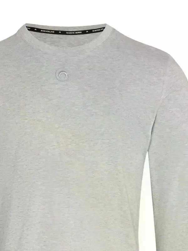 MARINE SERRE Moon-embroidered T-shirt