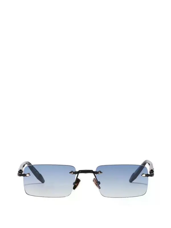 JOHN DALIA Rectangle Frame Sunglasses - Black