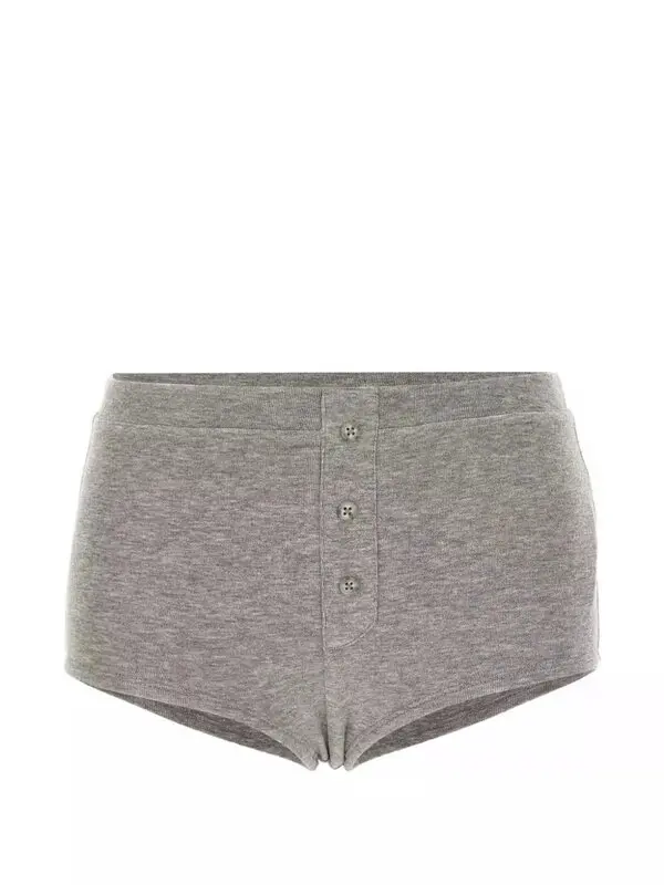 ENTIRE STUDIOS Ribbed Shorts - Grey