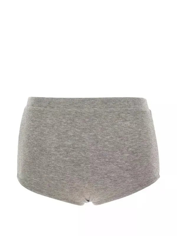 ENTIRE STUDIOS Ribbed Shorts - Grey