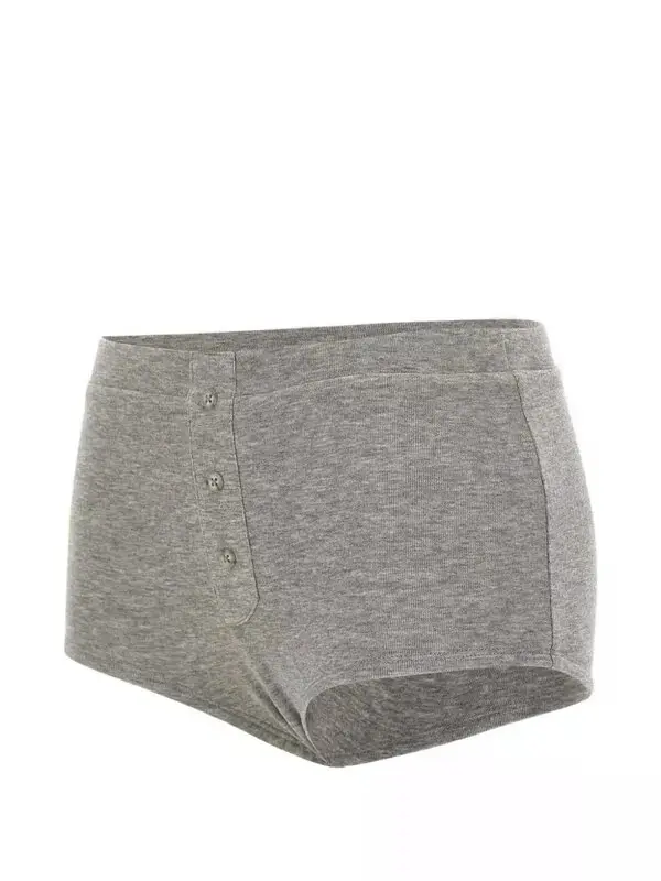 ENTIRE STUDIOS Ribbed Shorts - Grey