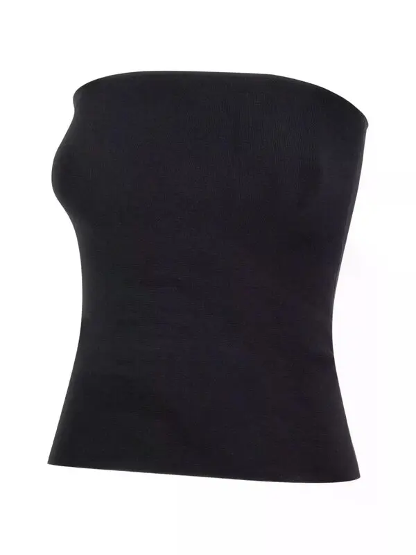 ENTIRE STUDIOS Bandeau Sleeveless Top - Black