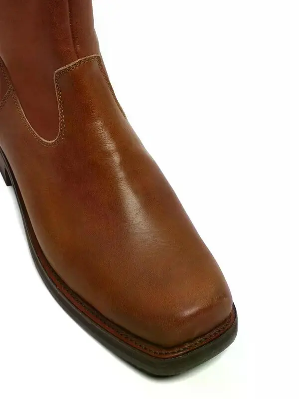 WON HUNDRED Barcelona Leather Boots