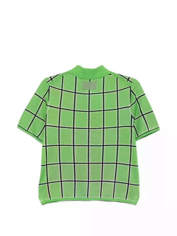 Guest In Residence Plaid Collared Shirt - Green
