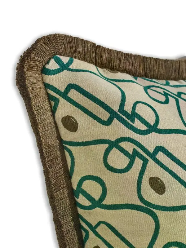 SOHO HOME Tilney Patterned Fringed Cushion