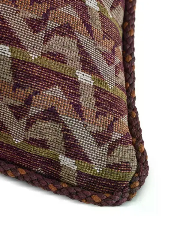 SOHO HOME Fulton Patterned Rope-trim Cushion