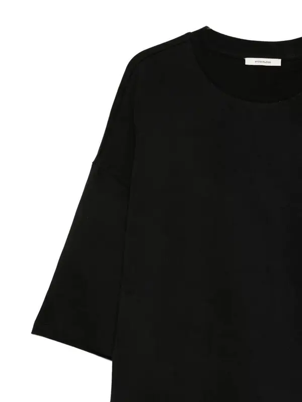 ENTIRE STUDIOS Crew-neck T-shirt - Black