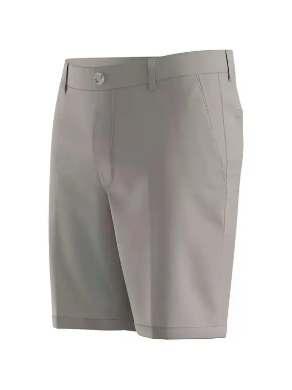 BOSS Tailored Stretch Cotton Shorts - Grey