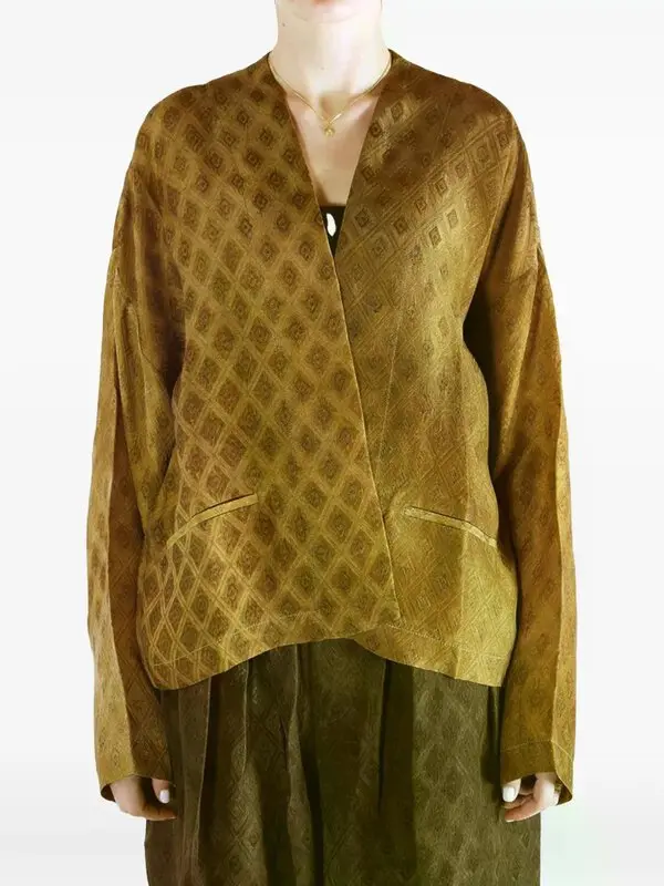 UMA WANG Long-sleeved Jacket - Brown