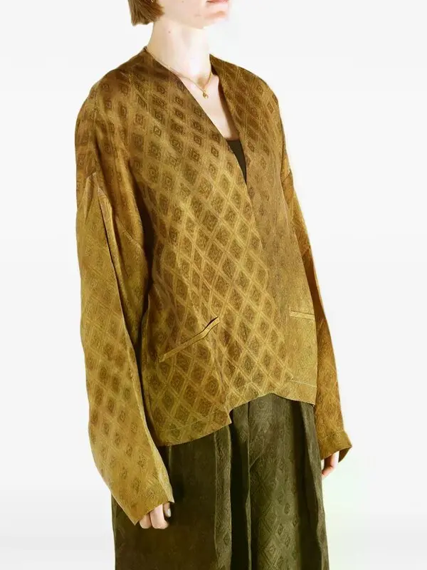 UMA WANG Long-sleeved Jacket - Brown