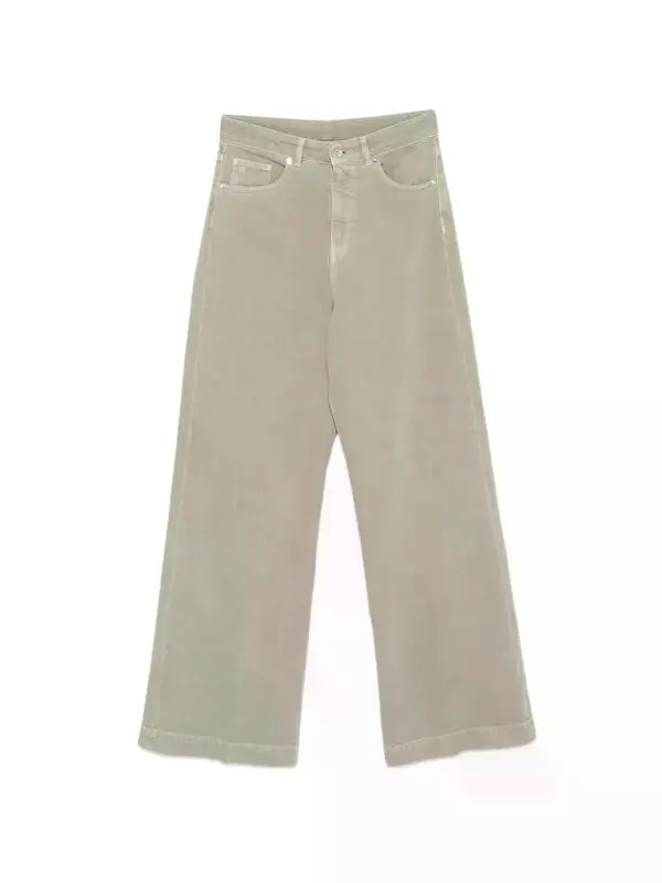 NINE:INTHE:MORNING Audrey Wide Leg Jeans - Neutrals