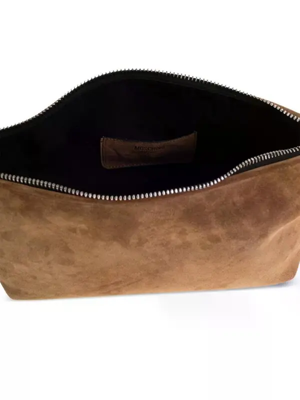 Moschino Leather Zip Tote