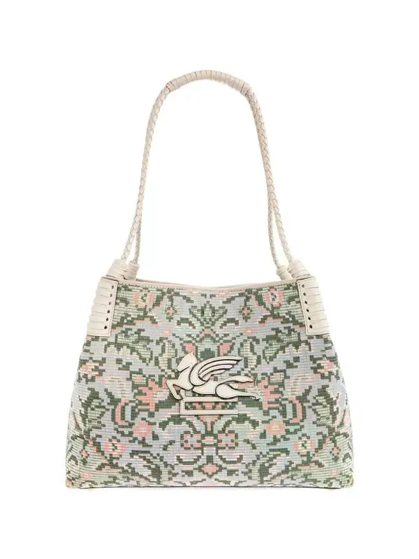 Etro Printed Pegasus Tote Bag
