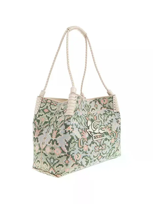 Etro Printed Pegasus Tote Bag