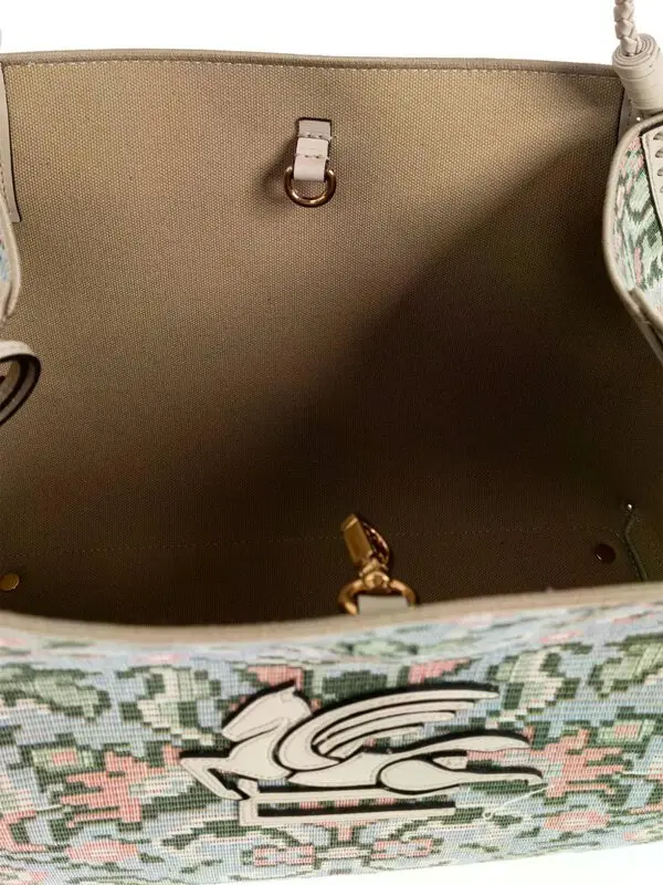 Etro Printed Pegasus Tote Bag