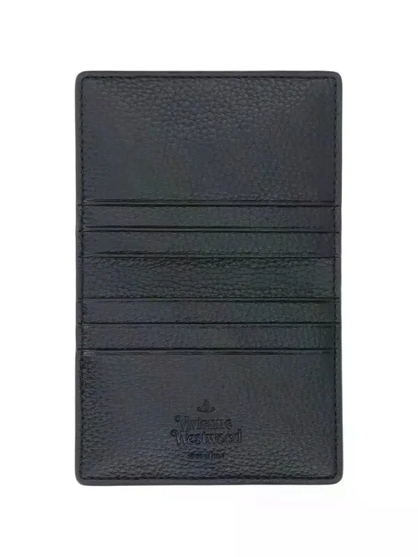 VIVIENNE WESTWOOD Orb-plaque Card Holder - Black
