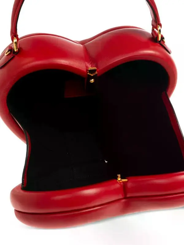 Moschino Heart Shaped Top Handle Tote Bag