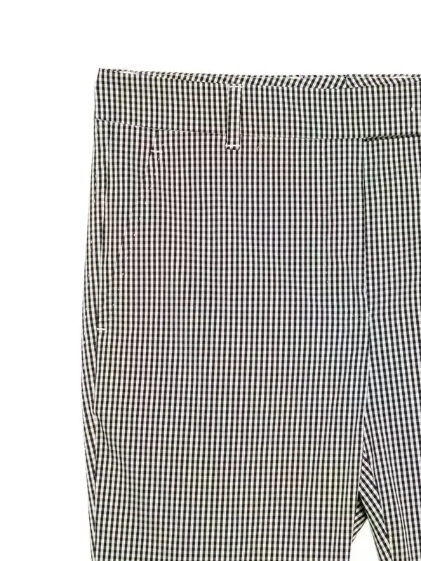 Incotex Gingham-pattern Trousers