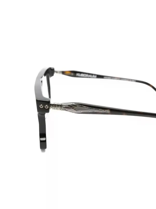 KUBORAUM Rectangle-frame Glasses - Black